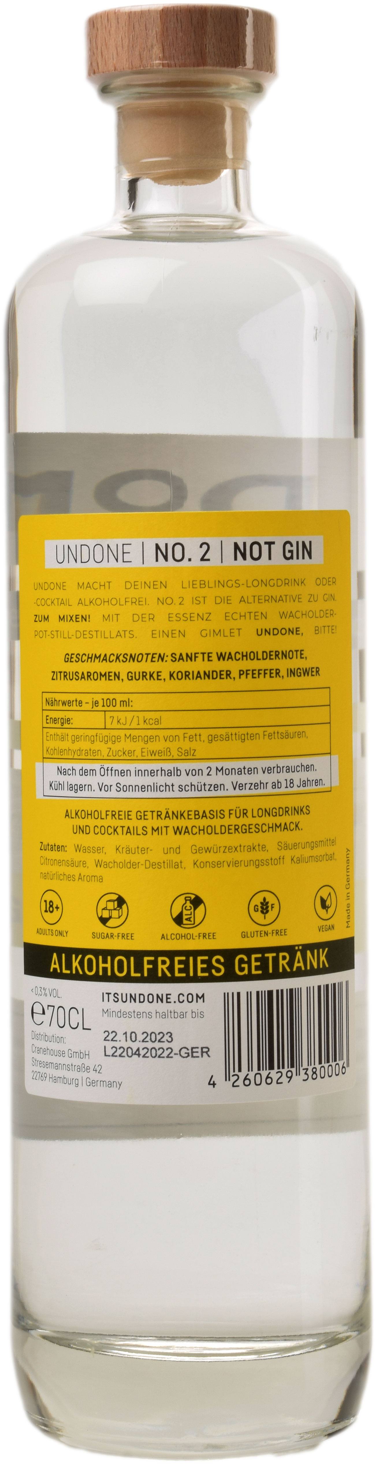 Vinopolis - ...besser Wein kaufen | Undone No 2 Juniper Type Not Gin ...